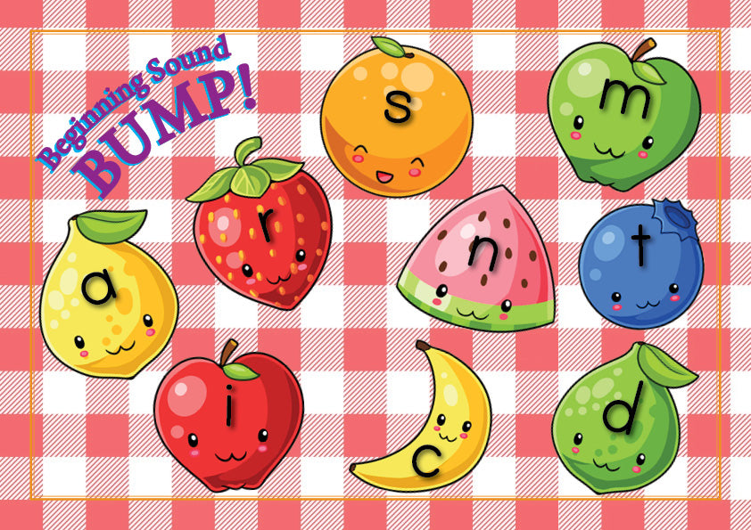 Beginning and Middle Sounds Game- Bump! – fetchphonics