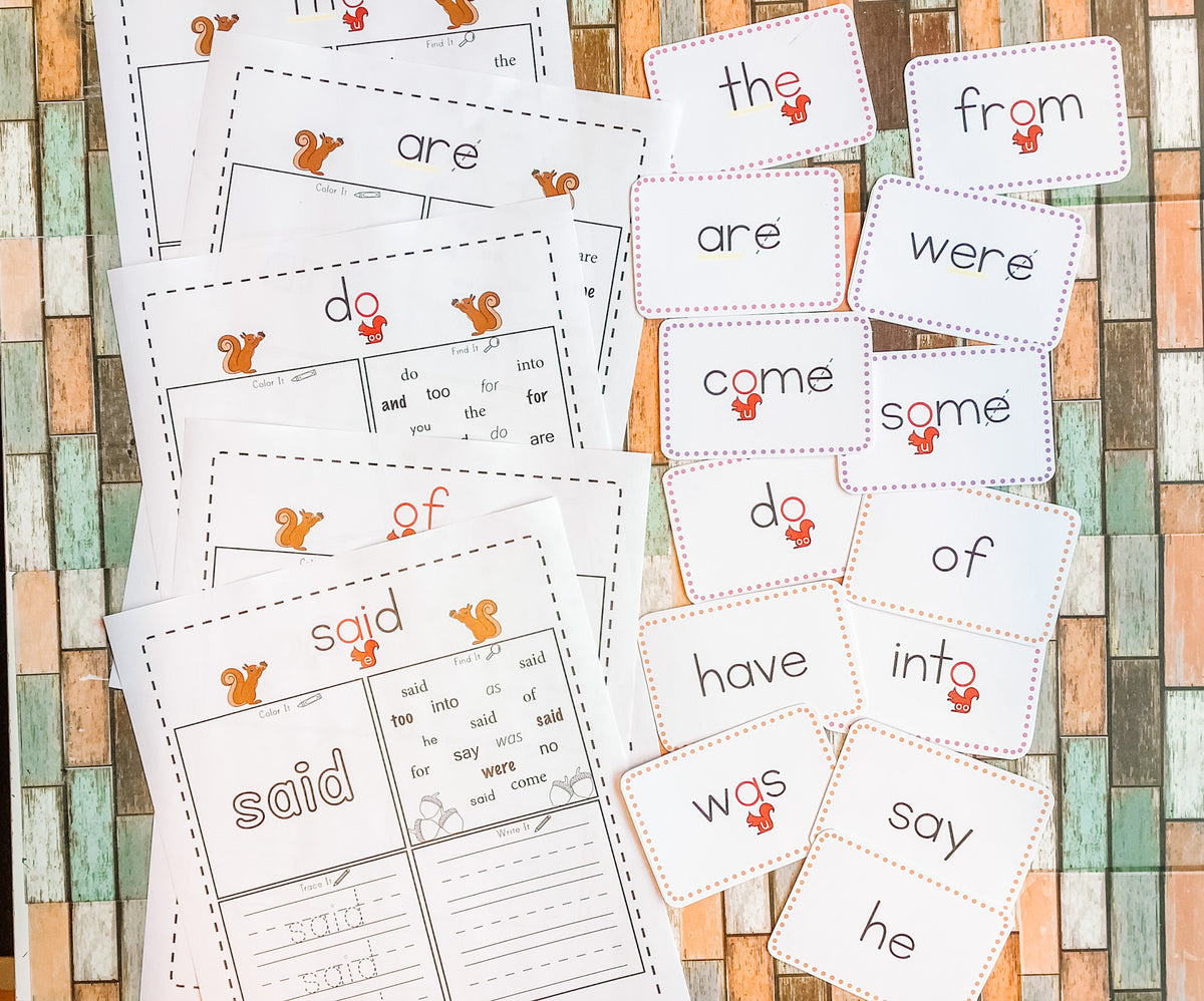 Sight Word Bundle with Orthographic Mapping – fetchphonics