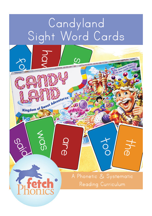 Candyland Sight Word Cards – fetchphonics