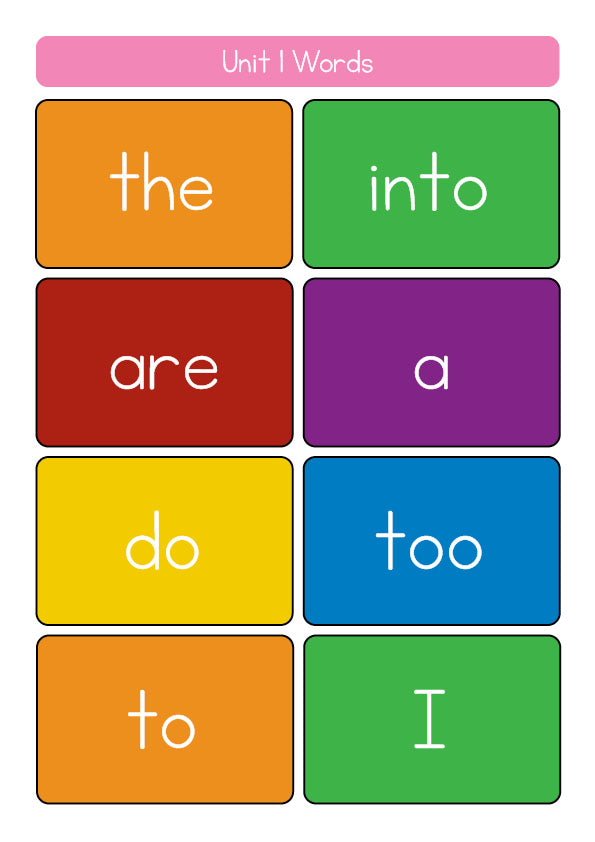 Candyland Sight Word Cards – fetchphonics