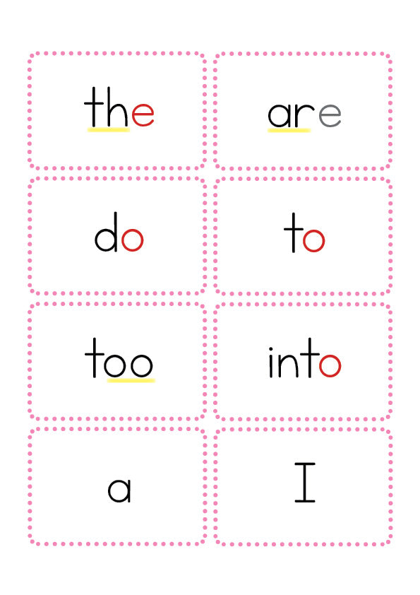 Sight Word Bundle with Orthographic Mapping – fetchphonics