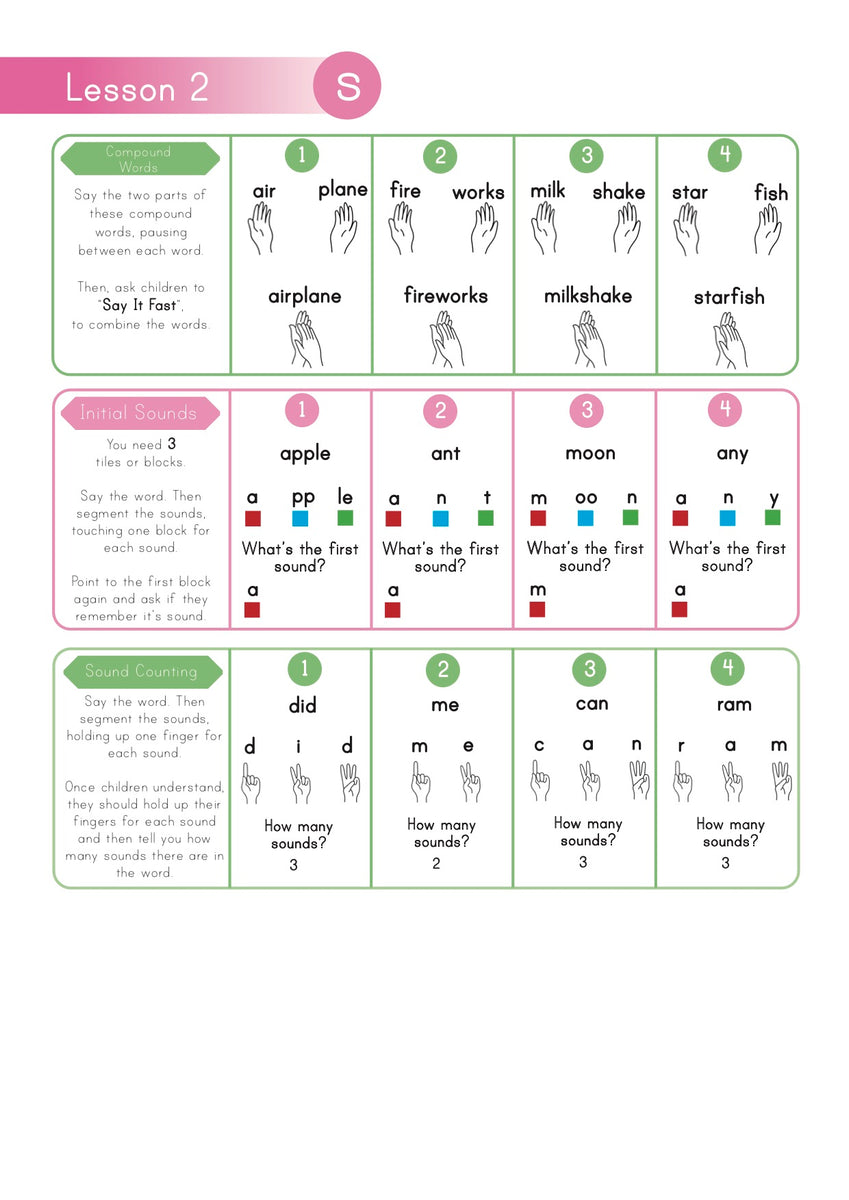 Phonemic Awareness Skills Book – fetchphonics