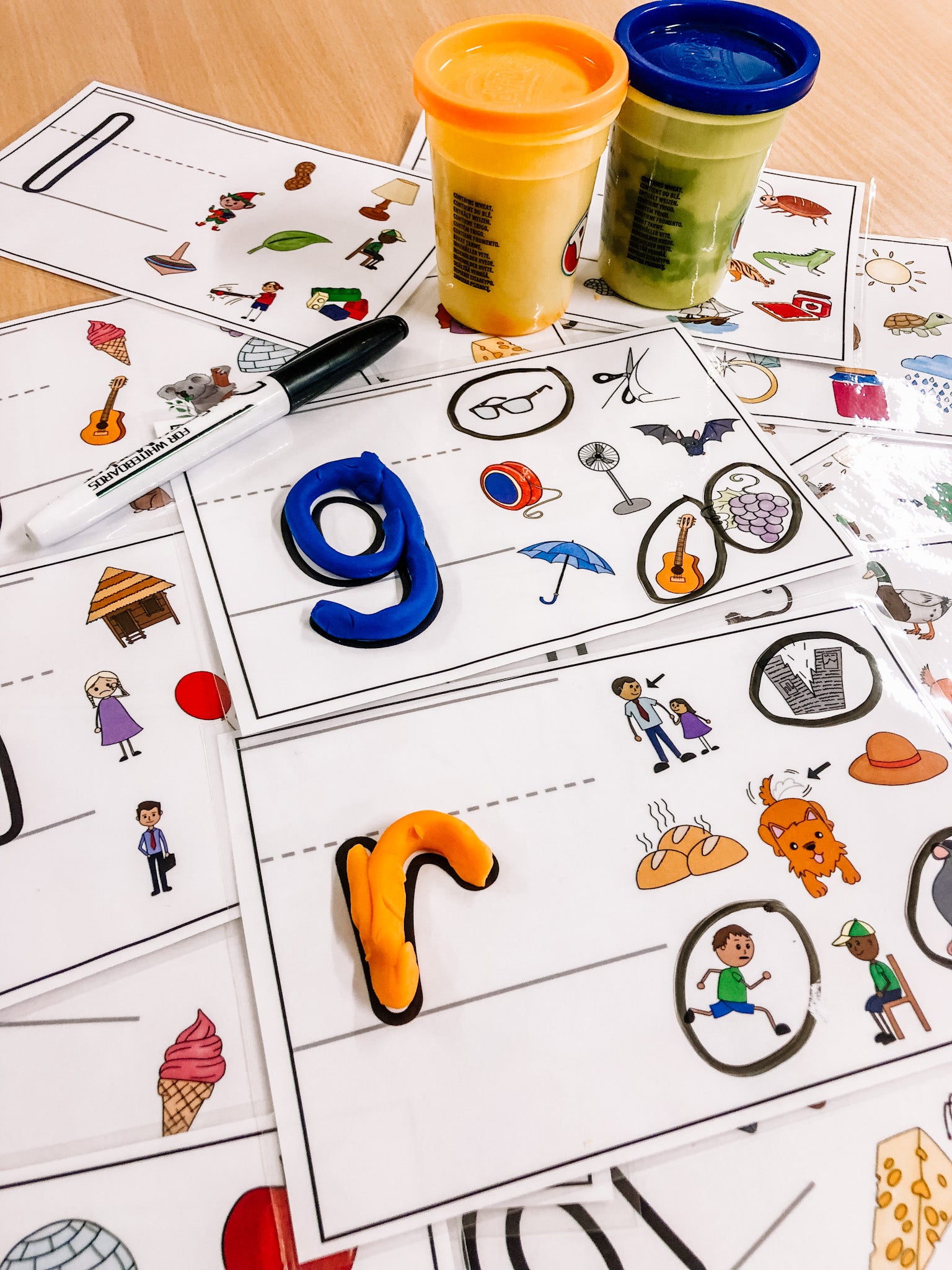 Initial Sounds Play-dough Mats – fetchphonics