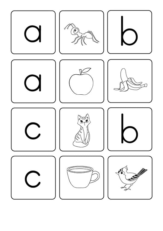 Beginning Sound Memory Matching Game – fetchphonics