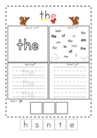 Sight Word Bundle with Orthographic Mapping – fetchphonics