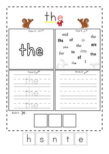 Sight Word Bundle with Orthographic Mapping – fetchphonics